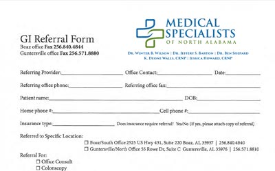 Medical Specialists of North Alabama